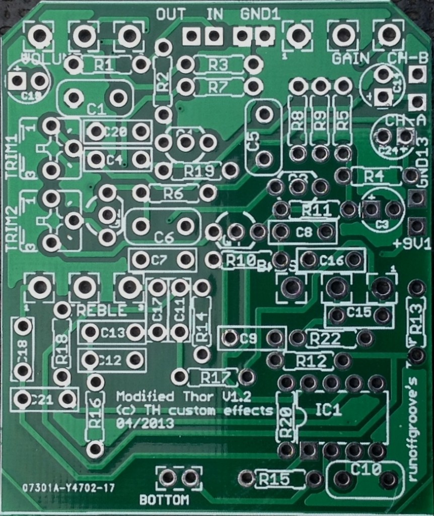 ROG Thor modified V1.2 – PCB – TH custom effects